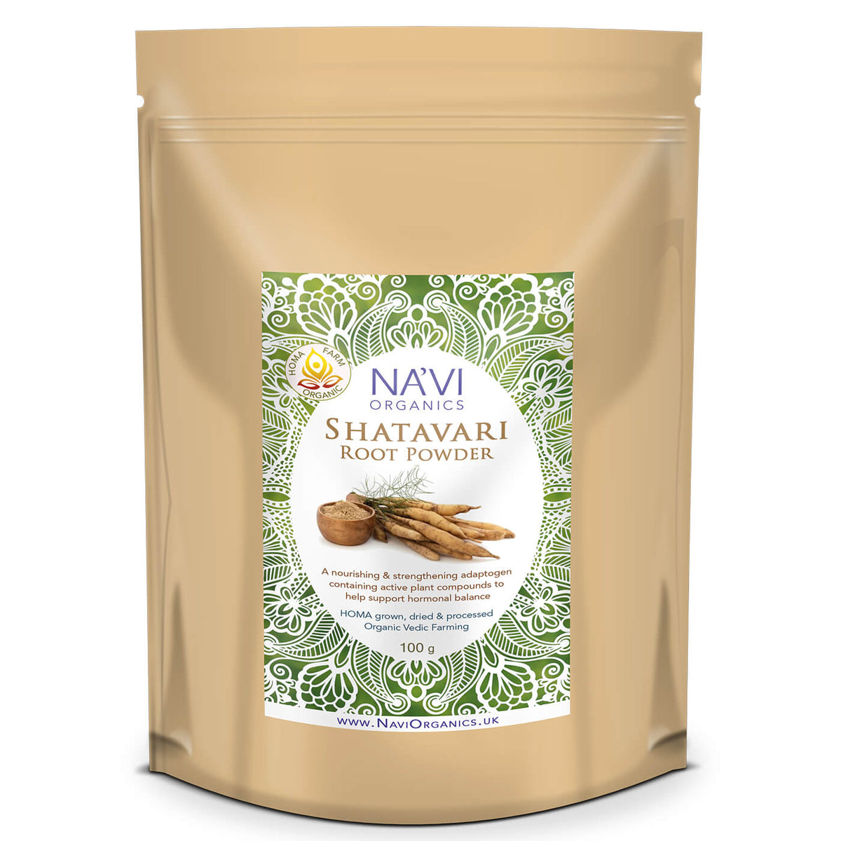 Shatavari Root Powder - HOMA Organic Grown — Na'vi Organics